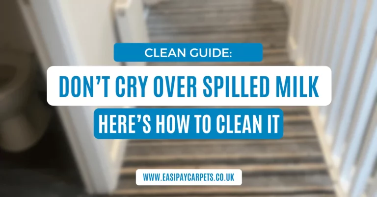 How To Effectively Clean Milk Spills From Carpets